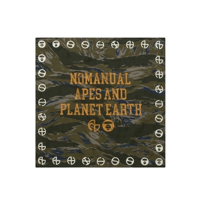 Aape联名NOMANUAL做旧方巾头巾