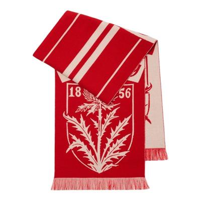 蓟花盾牌图案羊毛围巾BURBERRY