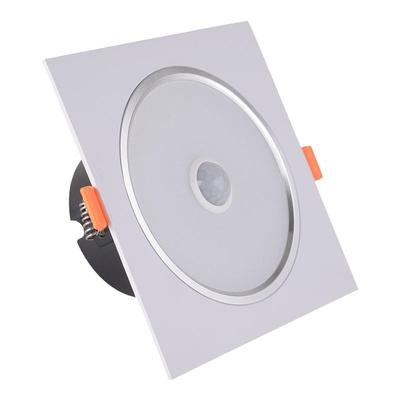 人体感应led方形吊顶天花嵌入式