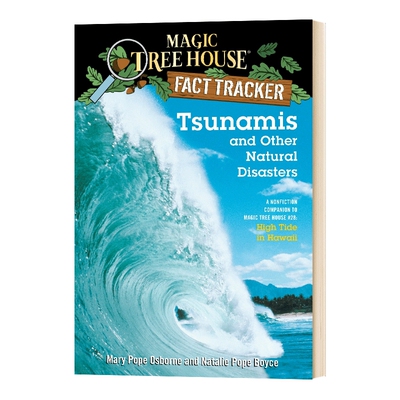 英文原版 Tsunamis and Other Natural Disasters MTHFT#15 神奇树屋小百科系列15 海啸及其他自然灾害 英文版