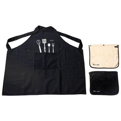 摩登主妇可擦手围裙高级感防水油