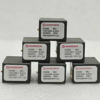 Los Von 6 NORGREN 88J Magnetspulen 110/120V 8,0VA QM/48/88J/