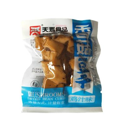 超市同款天秀香菇豆干日期新鲜