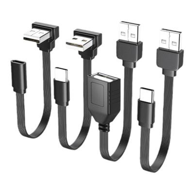 USB转Type-c扁平线柔软硅胶线身