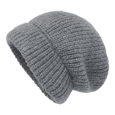 IIING帽控纯色针织渔夫帽画家帽