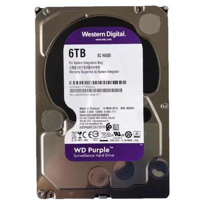 全新6T紫盘西部数据监控硬盘