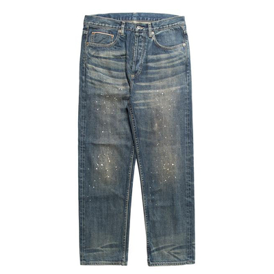 hdk(海觉军事牛仔裤水洗泼墨mdns