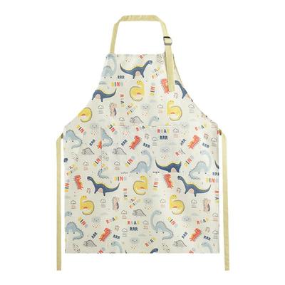 卡通风画画吃饭幼儿园家用围裙