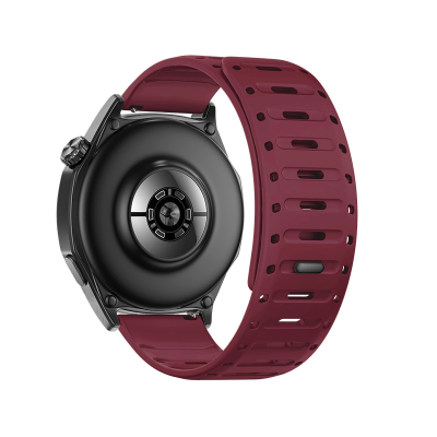 适用荣耀手表5pro表带磁吸硅胶男