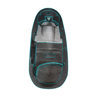 适用25款本田ADV350坐桶垫