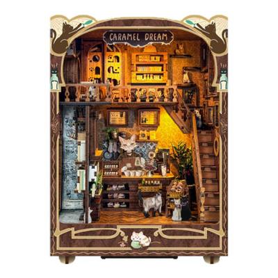 鲸空焦糖梦境diy小屋书立礼物