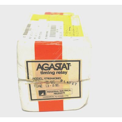 NEW AGASTAT E7024AC003 TIMING RELAY 1.515 SEC
