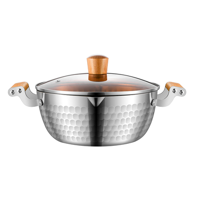 逍乐熊家用304不锈钢煮面锅