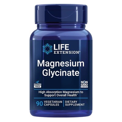 LifeExtension双甘氨酸镁90粒