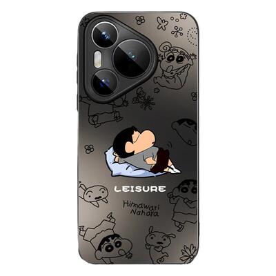 适用华为pura70手机壳小新躺平