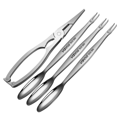 德国vanno吃螃蟹专用工具蟹八件