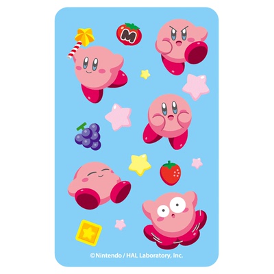 麻吉卡露星之卡比手机贴纸光栅卡