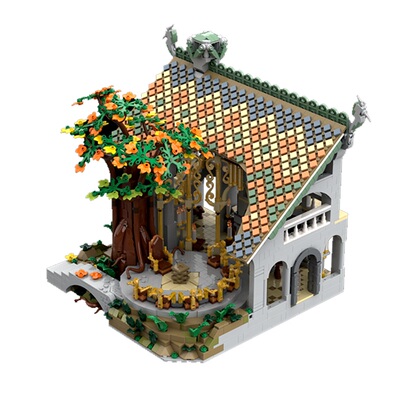 SETbricks积木街景模型拼装玩具LOTR - Council of Elrond