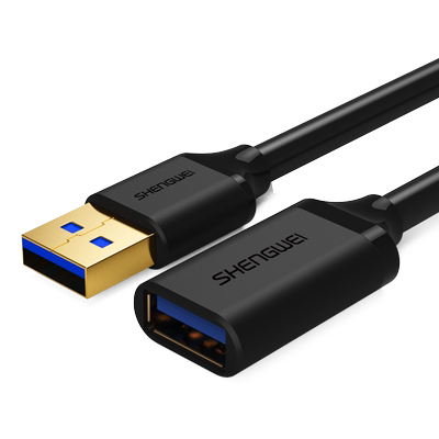 胜为usb3.0高速延长线公对母
