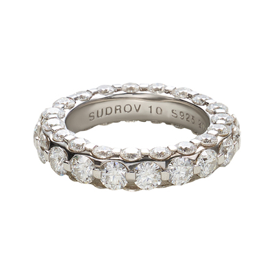 SUDROV素觉女9225银小众设计戒指