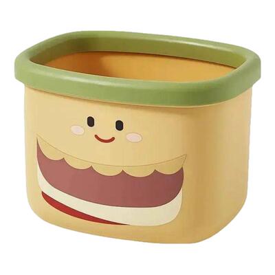 桌面垃圾桶高颜值可爱迷你小号儿童客厅办公室书桌无盖纸篓收纳盒