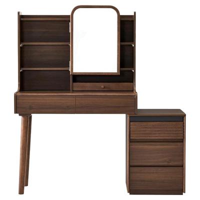 林氏家居中古风化妆镜一体梳妆台