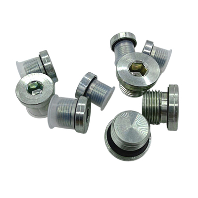 液压外螺纹镀锌堵头管接头现货