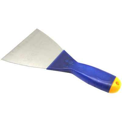 蓝钢加厚耐磨塑柄油灰刀厂价直销