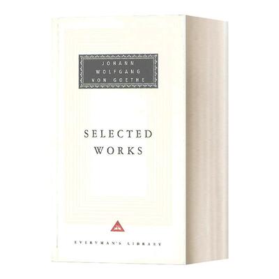 英文原版 Selected Works Sorrows Of Young Werther  Elective Affinities  Italian 歌德作品选集 Everyman精装收藏版 进口书籍
