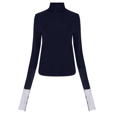 新款混搭miu系高领打底衫