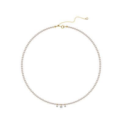 HELAS赫拉淡水珍珠小米珠项链