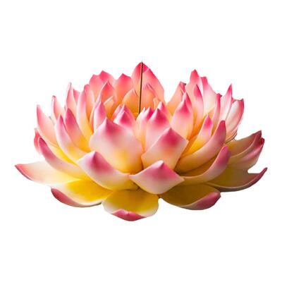 戴玉堂陶瓷摆件佛堂莲花荷花佛前供花客厅佛桌大仿真花仙堂装饰品