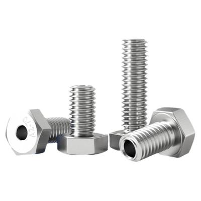 304不锈钢外六角空心螺栓