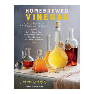 【预售】自酿醋Homebrewed Vinegar 苹果酒红酒米醋陈年香醋 调味料品手工制作指南 英文原版书籍进口