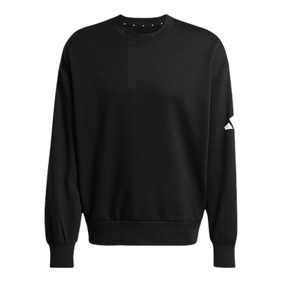 Adidas/阿迪达斯正品2025冬季款男士日常圆领套头耐穿卫衣JF3542