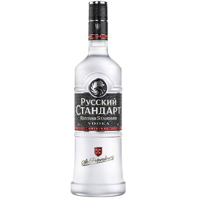 俄罗斯进口斯旦答伏特加洋酒40度RUSSIAN STANDARD斯丹达酒吧调酒