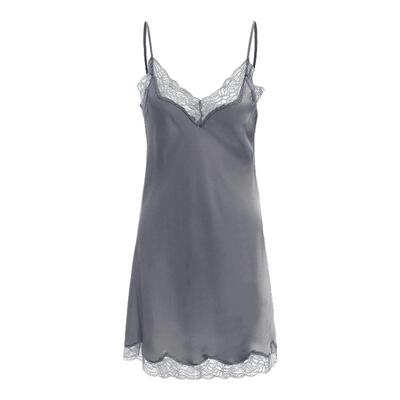 冰丝睡衣吊带睡裙夏季性感纯欲