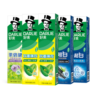 好来小苏打牙膏薄荷清新口气含氟