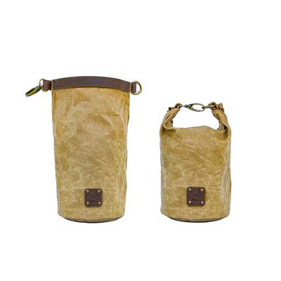 户外露营油蜡帆布牛皮多功能包