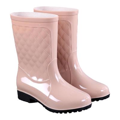 成人雨鞋时尚四季中筒加绒雨靴