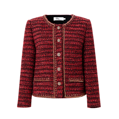 迪图高级感小香风短外套