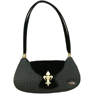 丝绒vintage古着新娘红色法棍包