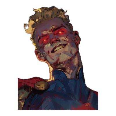 RETLPER镂空贴 原创 阿祖激光眼蓄力中 老乡人黑袍 汽摩防水贴纸