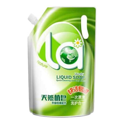 La天然植皂液倍柔专用袋装洗衣液