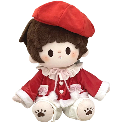 雪绒绒娃衣甜美可爱40cm秋冬外套