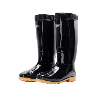 四季加绒耐酸碱牛筋底保暖套鞋