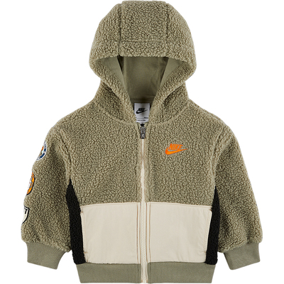Nike/耐克正品婴童保暖拉链开襟加绒温暖舒适连帽外套IU0870-320