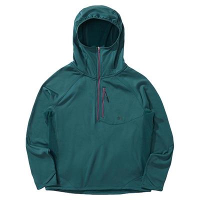 NOTHOMME抓绒半开领连帽卫衣