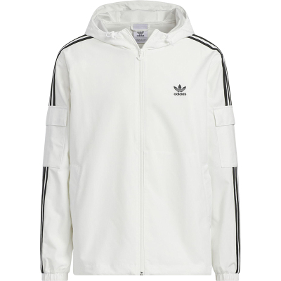 Adidas/阿迪达斯正品三叶草男女同款休闲三条纹梭织外套KB1944