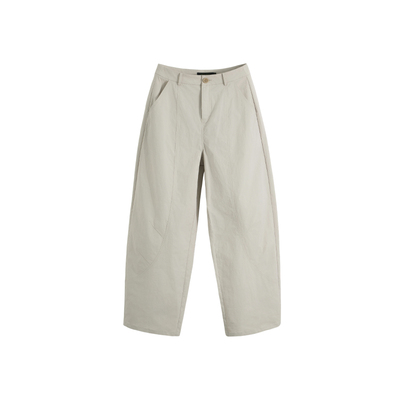 【新品上新】本依凡春款镰刀型休闲裤纯色百搭长裤女LYSKZ0125